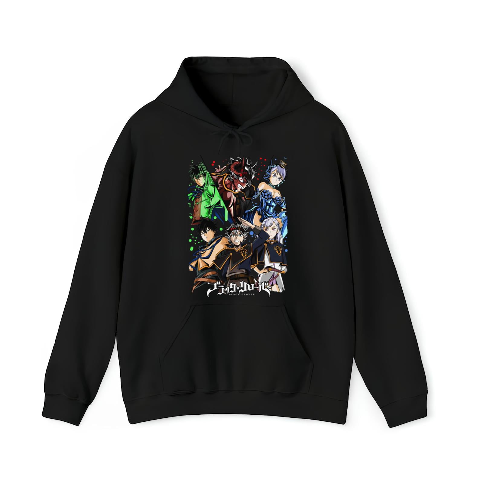 Black Clover Asta Yuno BLACK T-shirt Comic Bull Magic Demon Yami An.im ...