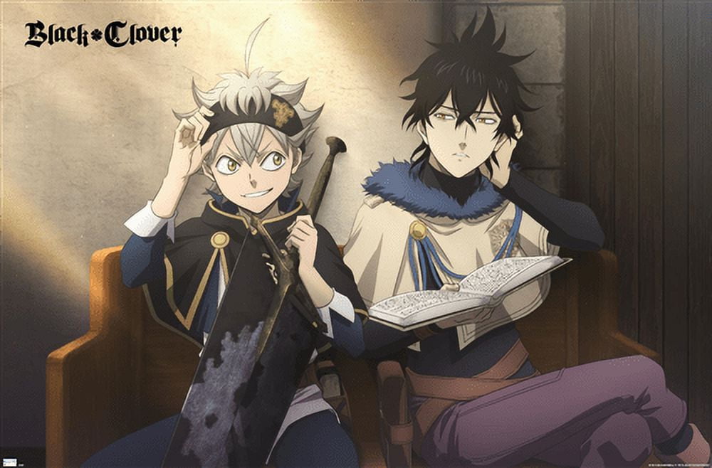 Black Clover - Book Wall Poster, 14.725" x 22.375" - Walmart.com