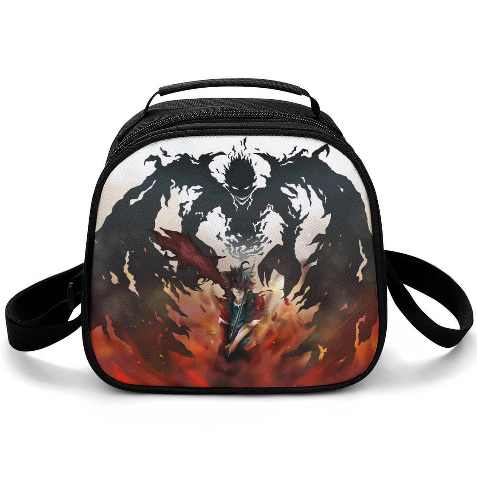 Black Clover Insulated Lunch Bag Portable Lunch Box Reusable Therma ...