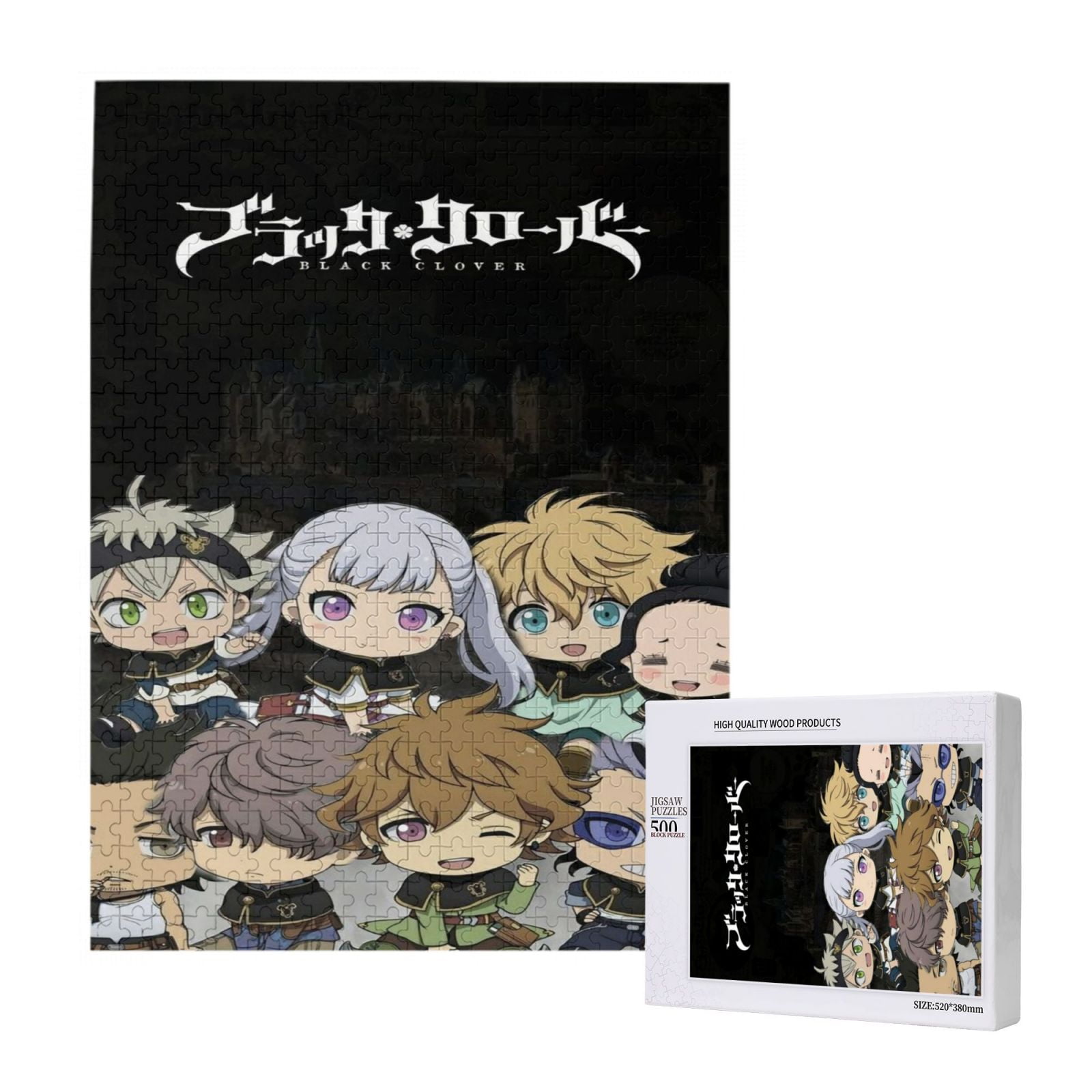 Black Clover Jigsaw Puzzle Interactive Brain Teaser Board Game for ...