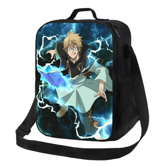 Black Clover Luck Voltia Lunch Bag Lunch Box Lightweight Durable Lunch ...