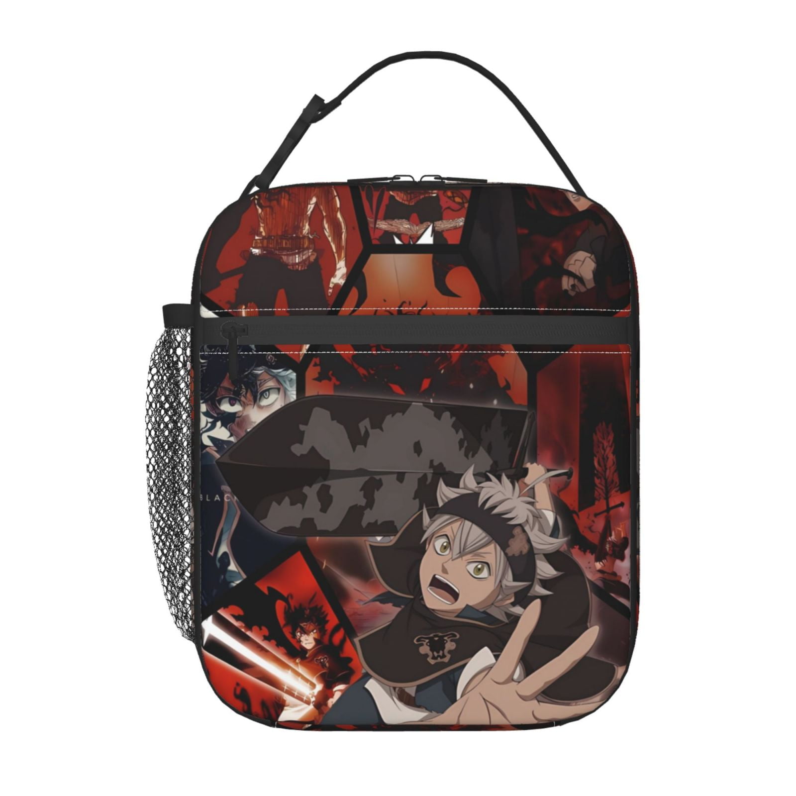 Black Clover Lunch Box Anime Lunch Bag Large Capacity Insulated Tote ...