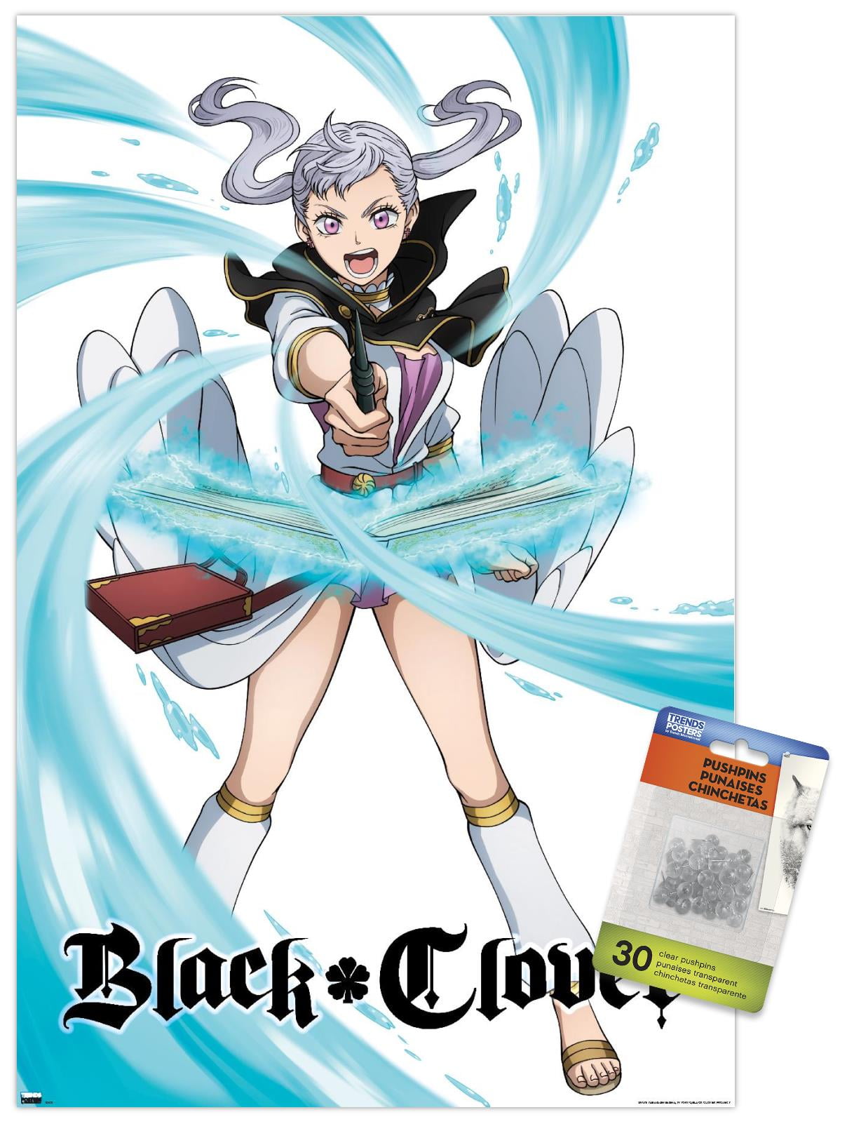 Black Clover - Noelle Wall Poster with Pushpins, 14.725" x 22.375 ...