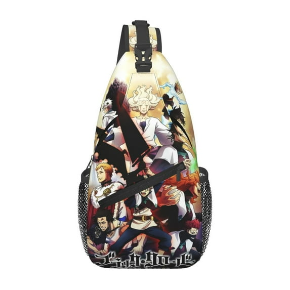 Black Clover Sling Bag Crossbody Sling Backpack Chest Bag Daypack ...