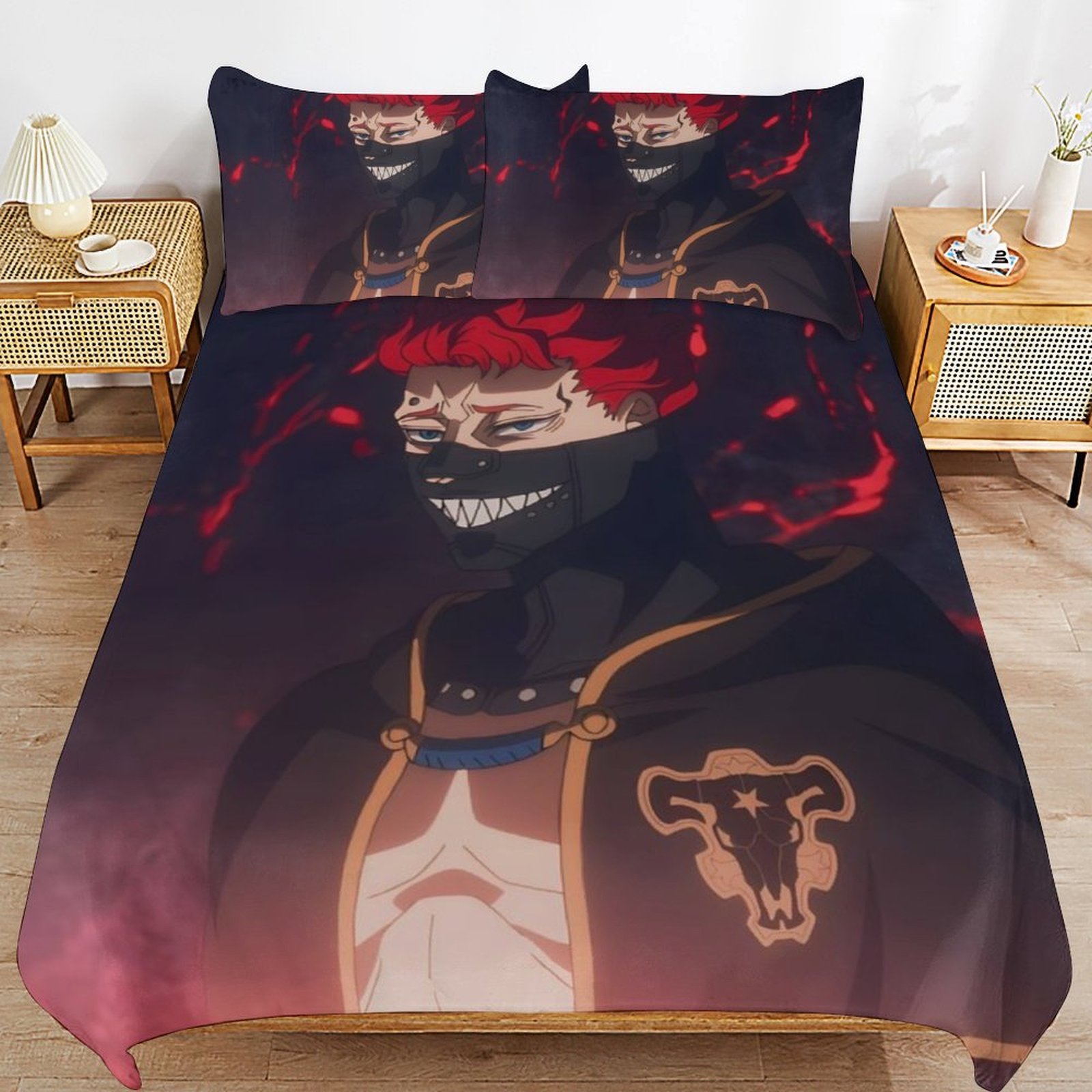 Black Clover Zora Ideale Bed Duvet Cover Microfiber Bedding Sets 3D ...
