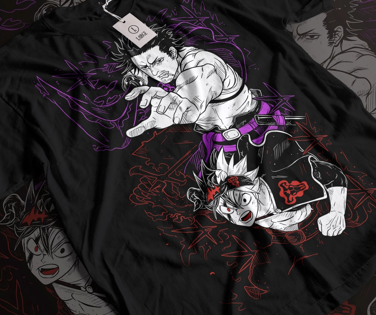 Black Clover Zora Ideale T-shirt Comic,Bull,Magic,Demon,Yami,Anime ...