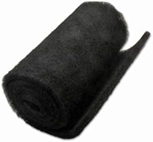 Black Coarse Filter Media, 1.25" Thick, 16" x 56" Roll, Perfect for ...