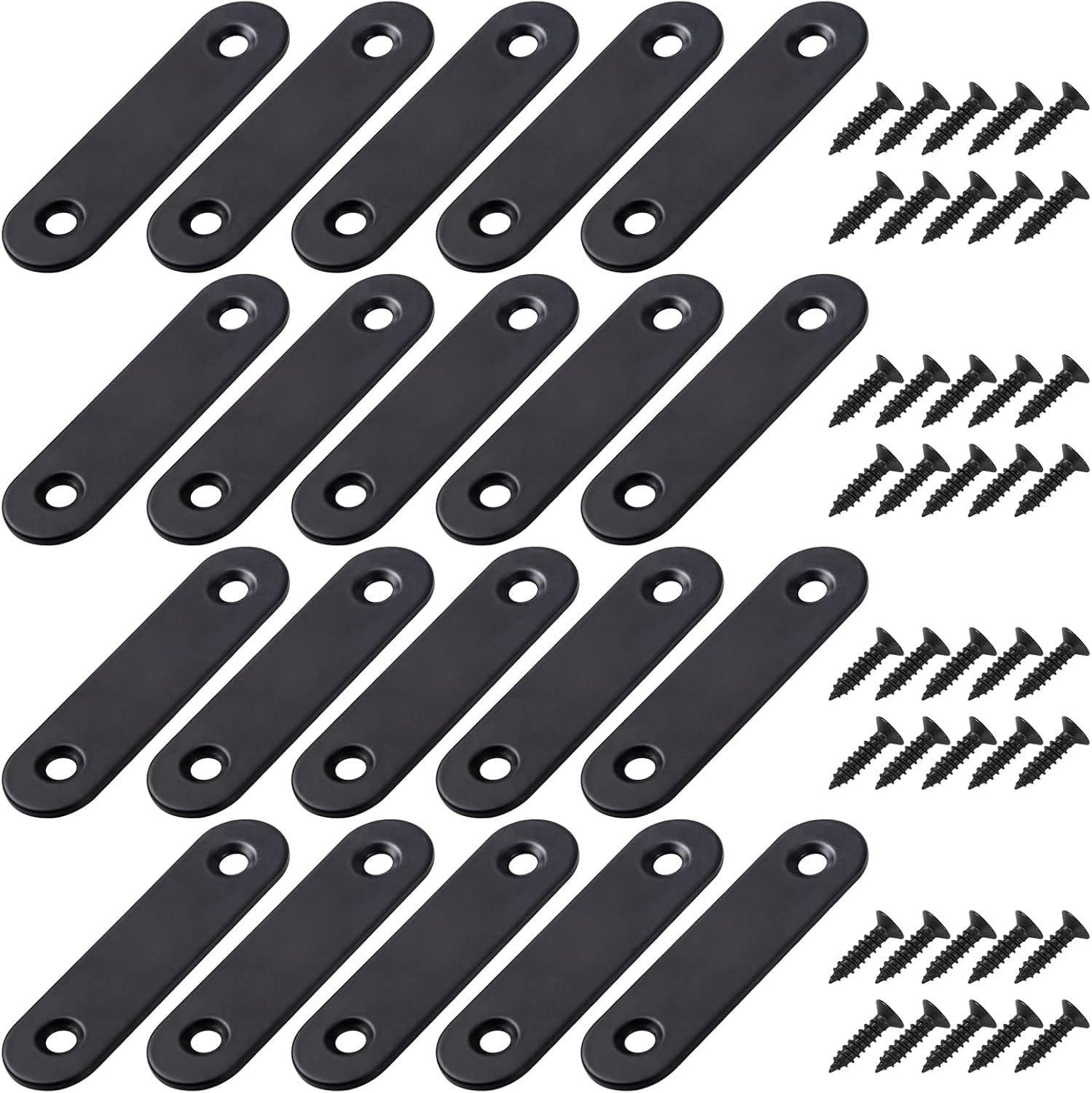 Black Coated Stainless Steel Straight Braces, High Quality Repair And ...