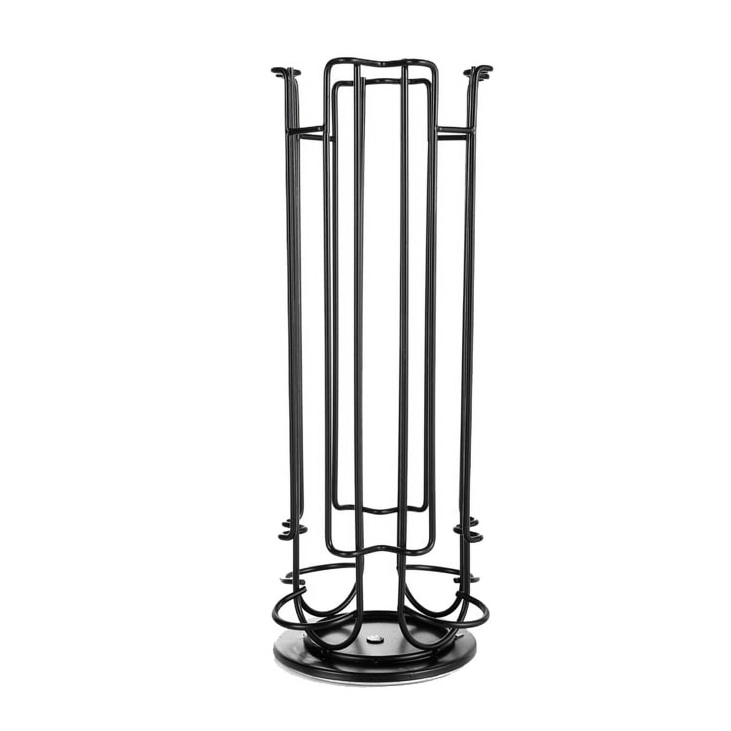 Black Coffee Capsules Holder Rotating Rack Capsule Stand Storage Tower ...