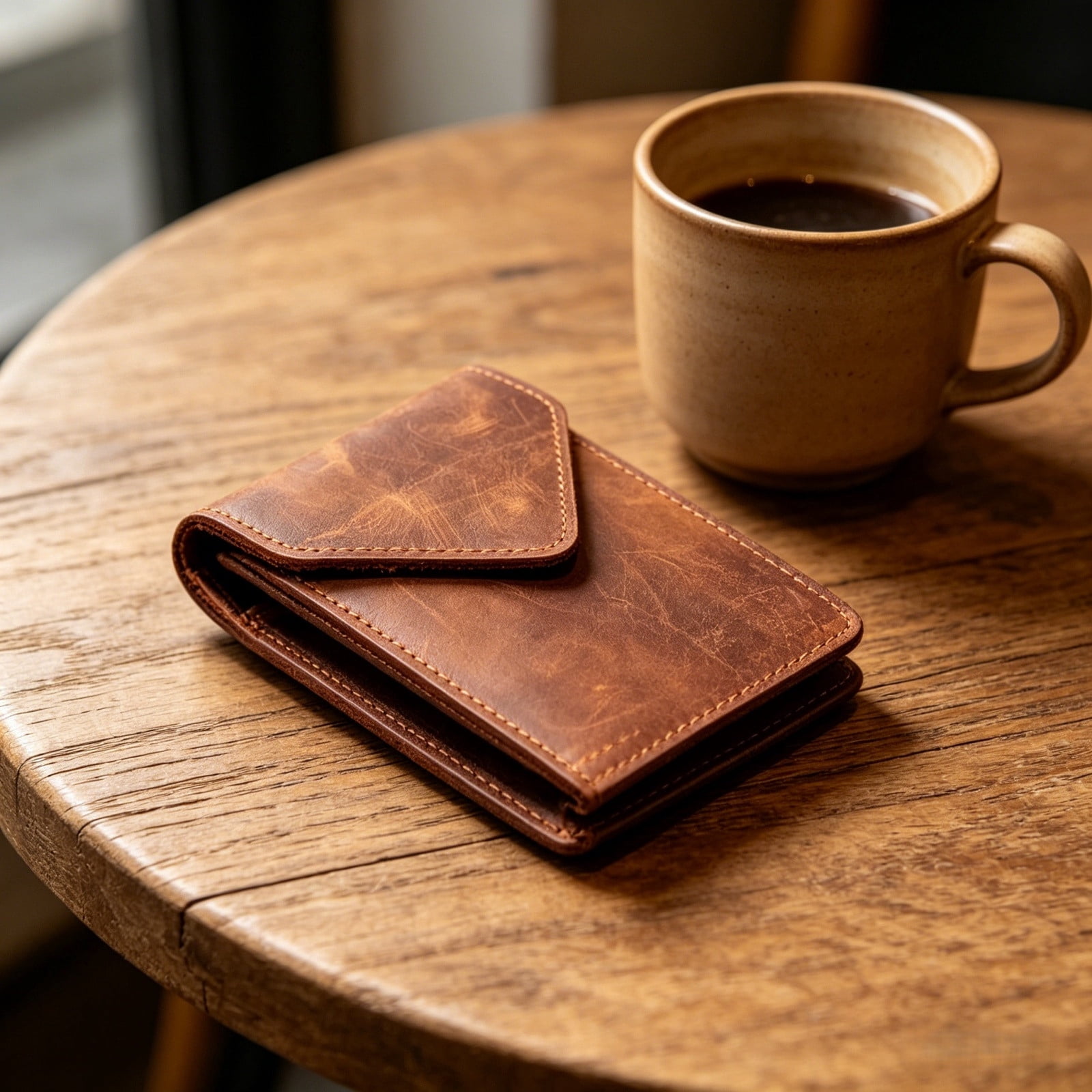 Black Coffee Texture ID Card Case | Slim Multi-Card Holder for Driver ...