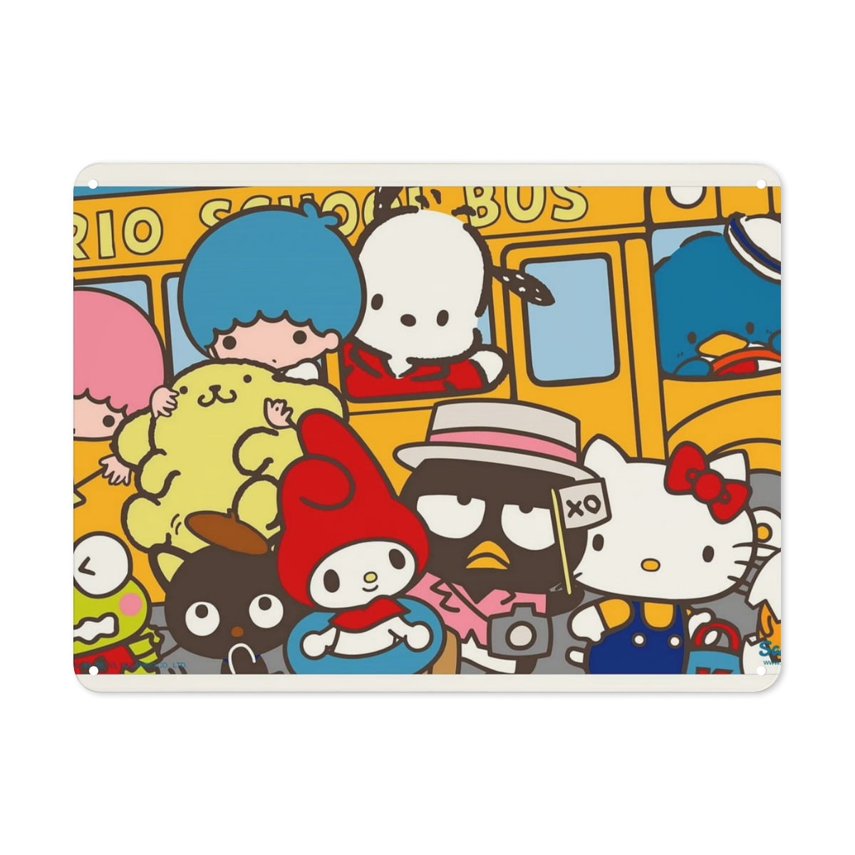 Sanrio Metal Poster Metal Sign Home Bar Cafe Farm Room Fun Decor Metal ...