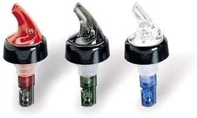 Black Collar 1-1/2 Oz. Posi-Pourer III With Yellow Dip Tube/Red Spout ...