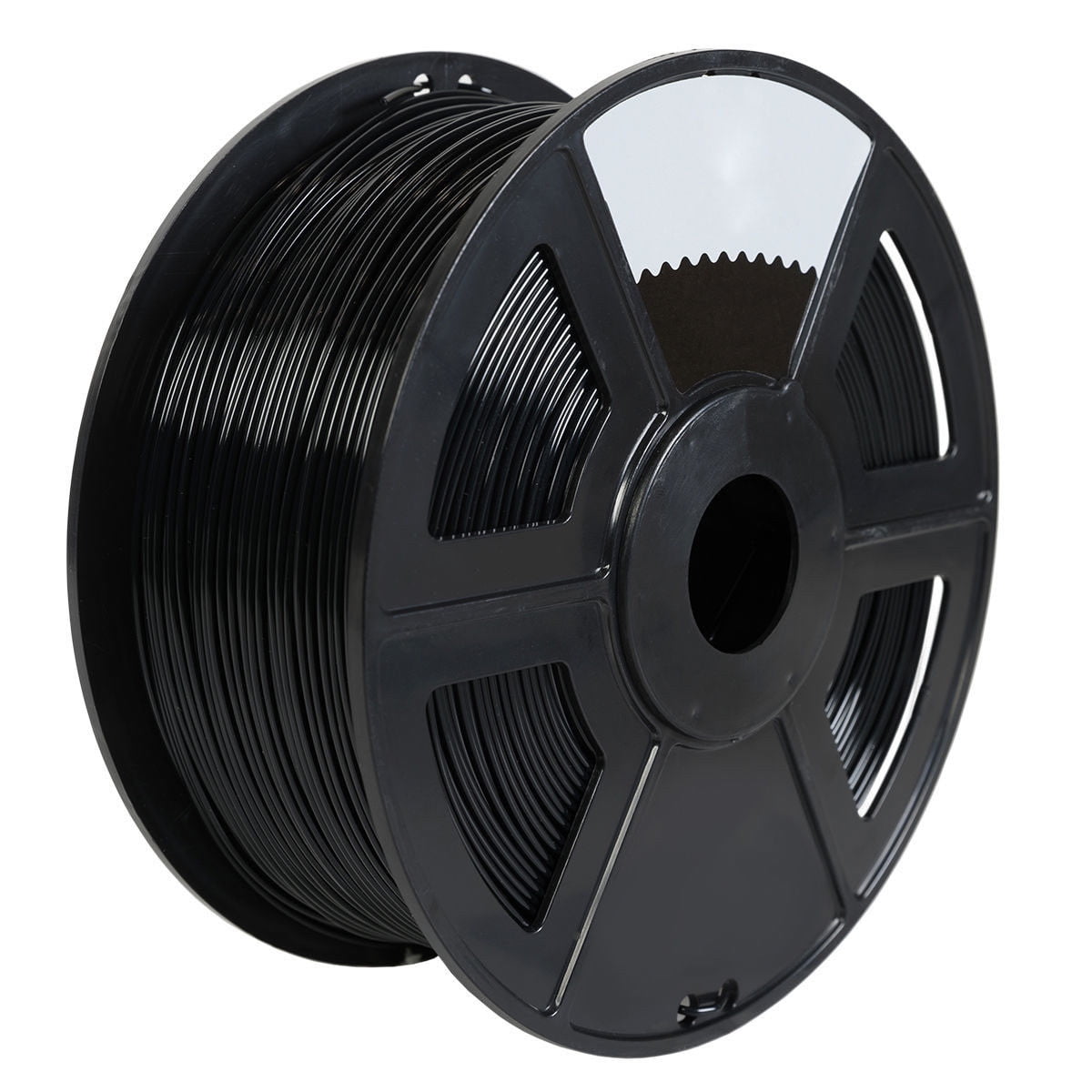 Black Color 3D Printer Filament 1kg/2.2lb 1.75mm PLA MakerBot RepRap ...