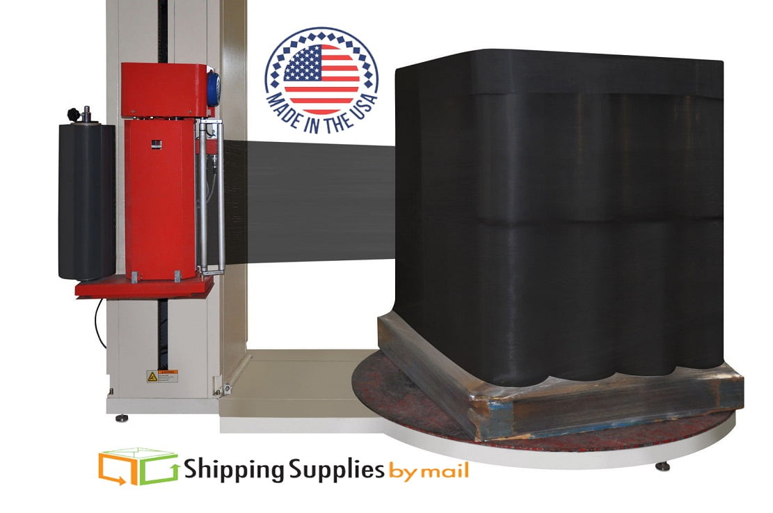 Black Color Cast Machine Stretch Wrap 20" x 5000' x 90 Ga 4 Pack - Walmart.com