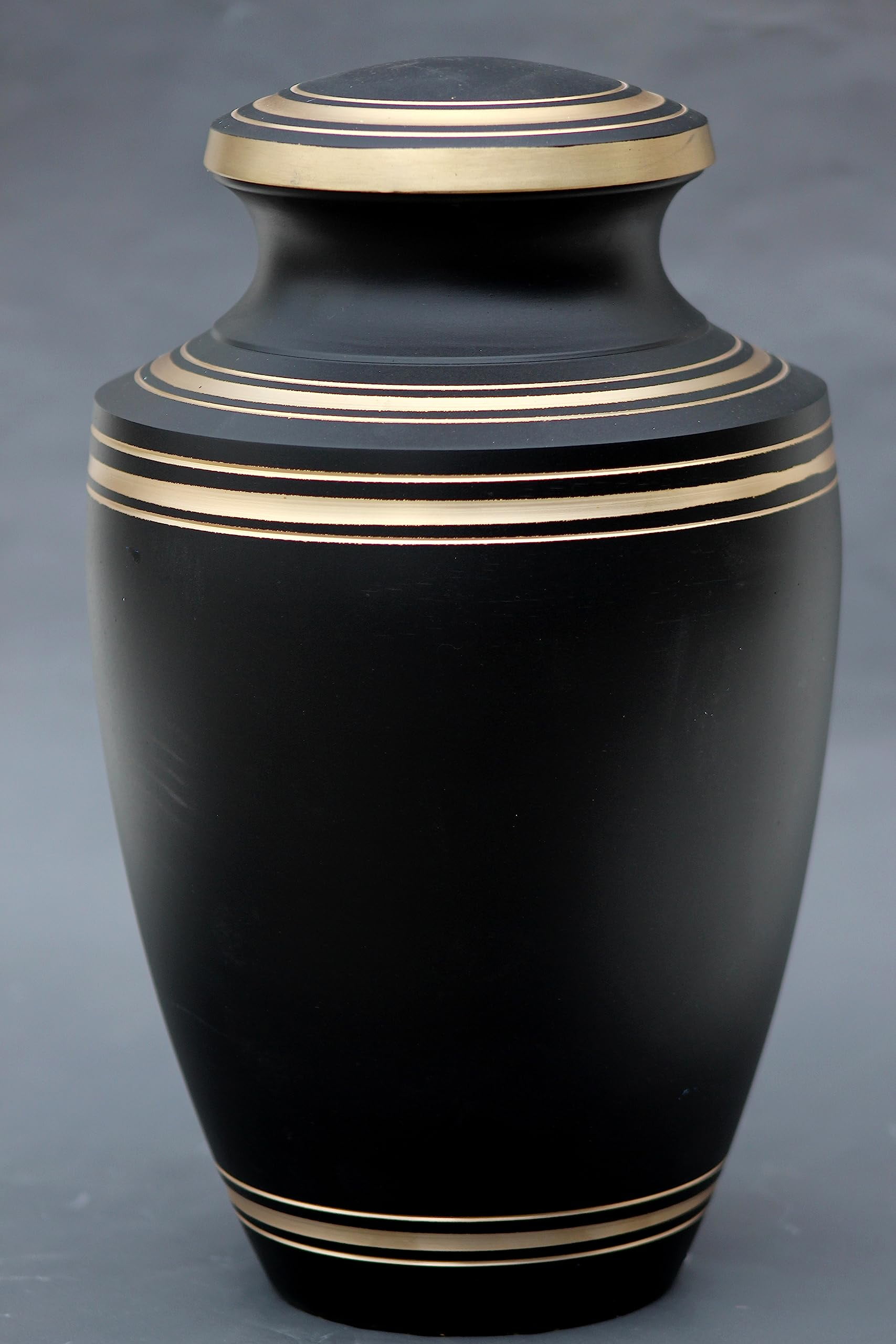 Black Color Cremation Urn for Ashes Adult, Handmade Urn for Pet Ashes ...