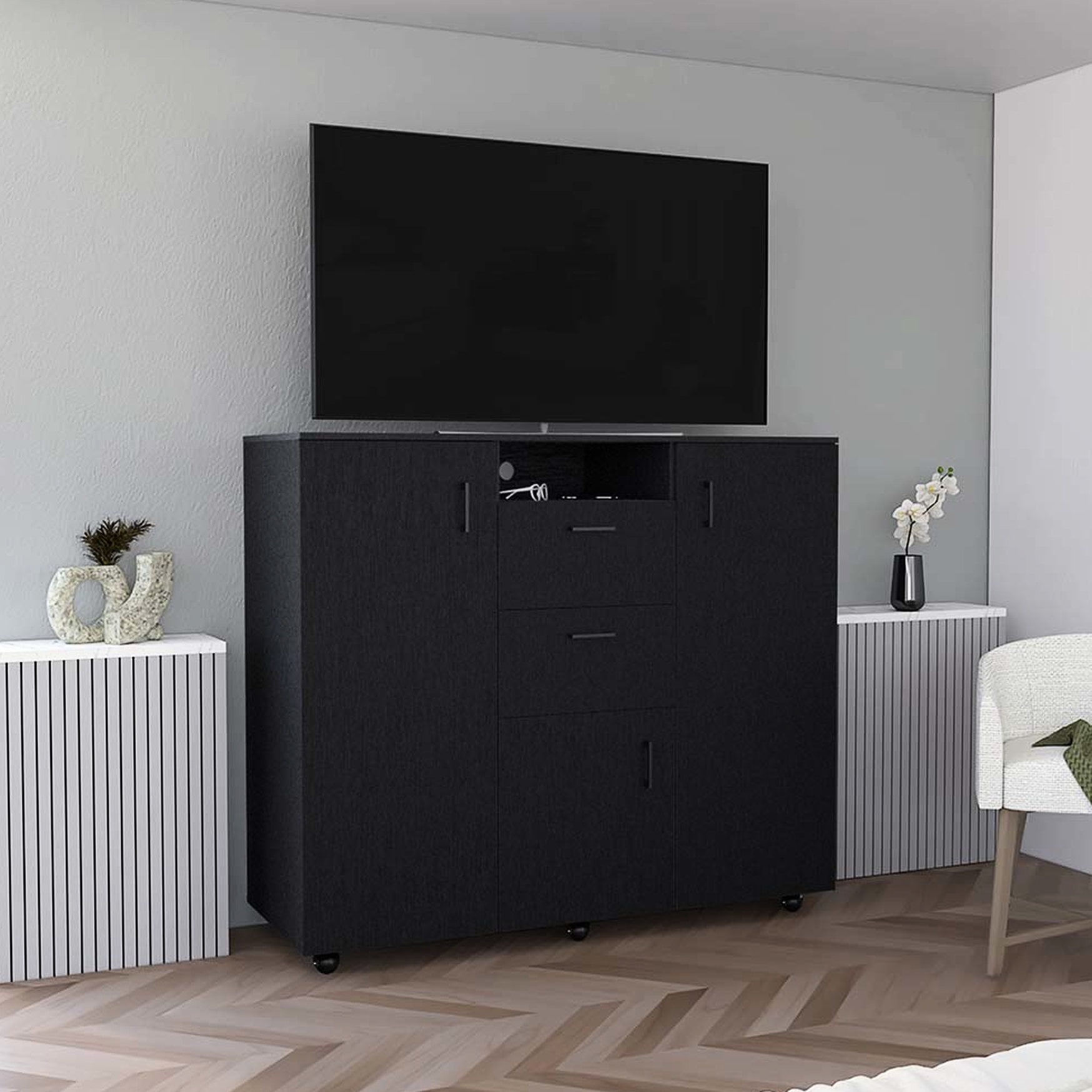 Black Color - Display Decor - Foyer - Add Style to Entrance - Walmart.com