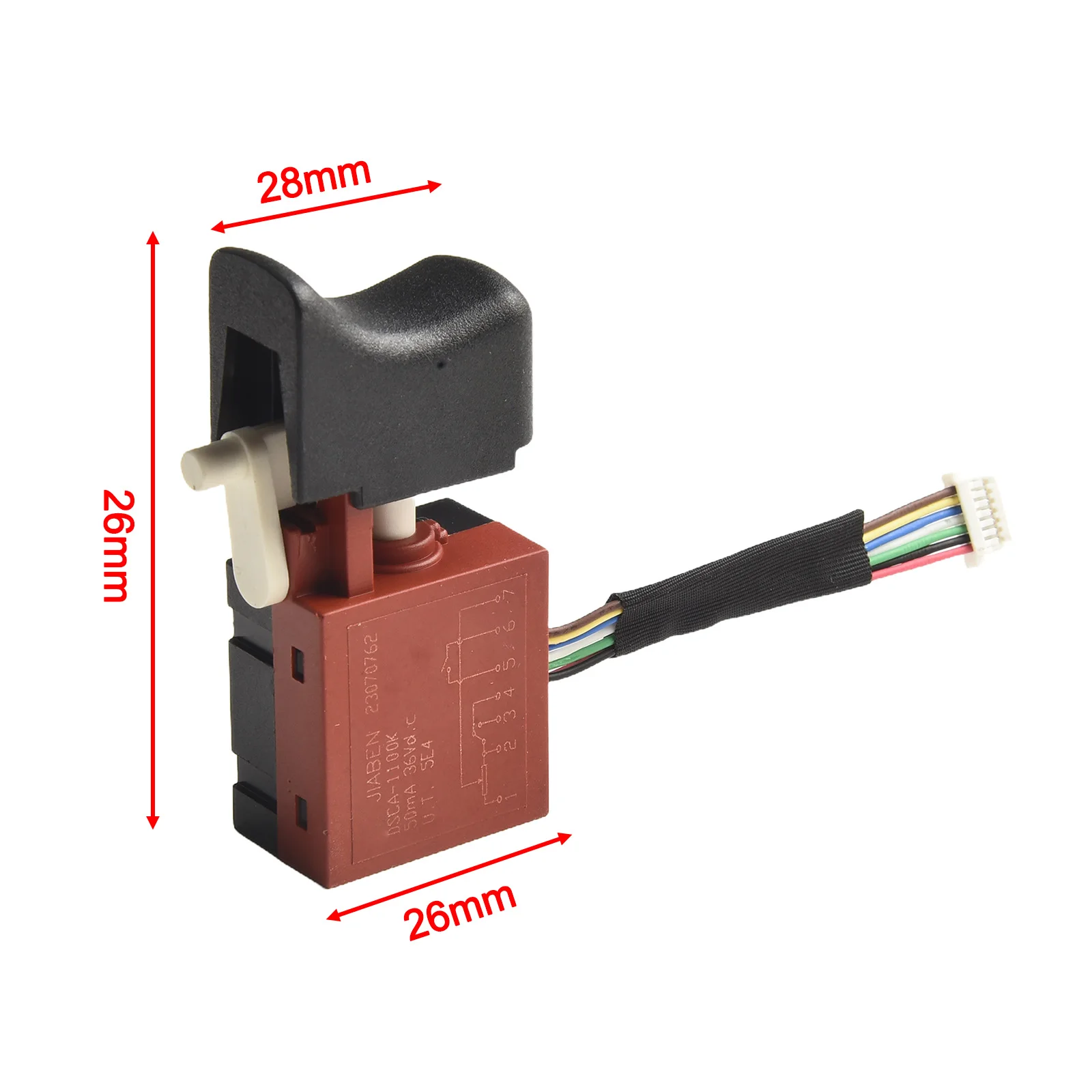 Black Color For Electric Drill Maintenance Brushless Drill Switch C5 ...