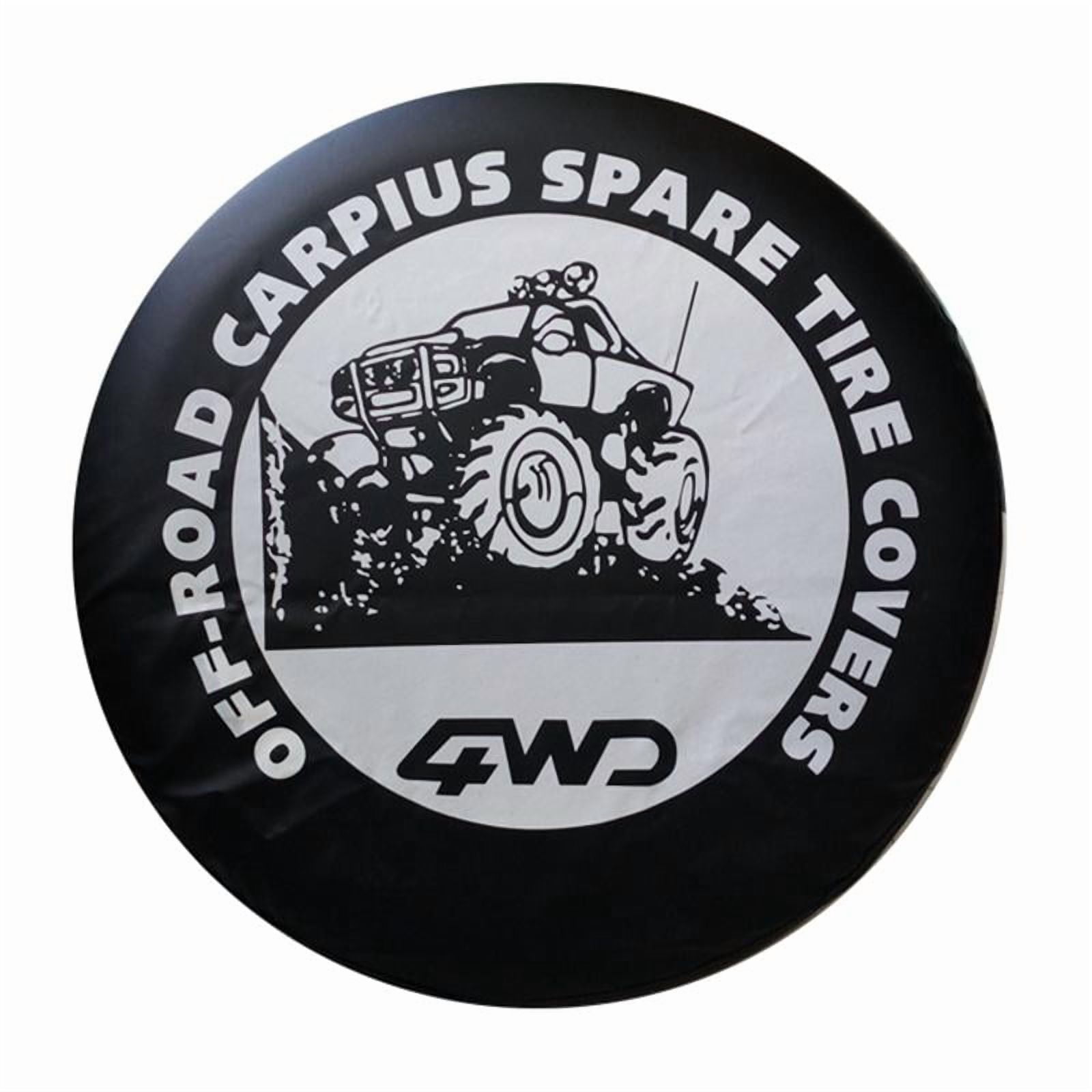 Black Color PVC Spare Tire Cover (Fit 14-17 inches) - Walmart.com