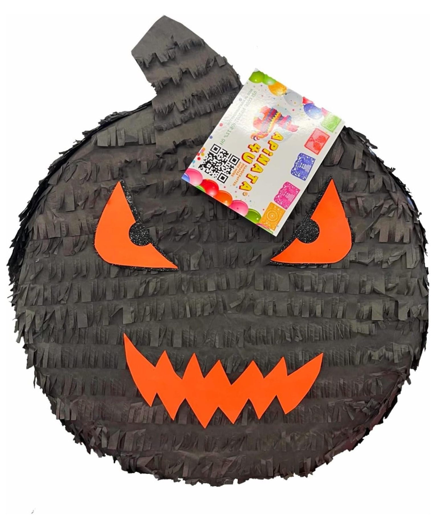 Black Color Pumpkin Pinata Scary Theme Happy Fall Party Pinata ...