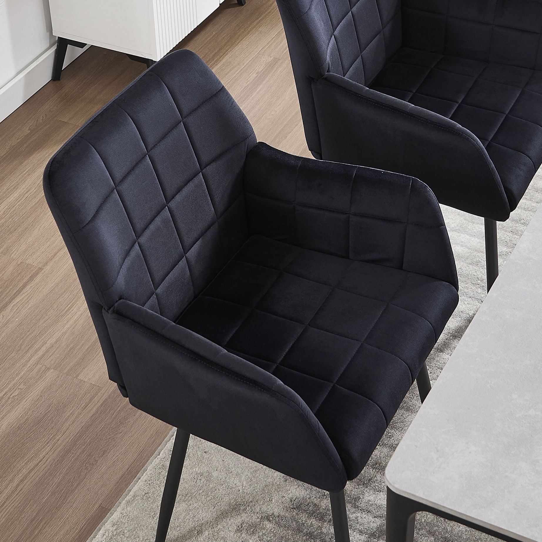 Black Color Scheme - Anti-Deformation Design - Indoor Seating Areas ...