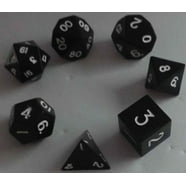 Metallic Dice Games LIC012 16 mm Sterling Blue Metal Dice, Set of 7 ...