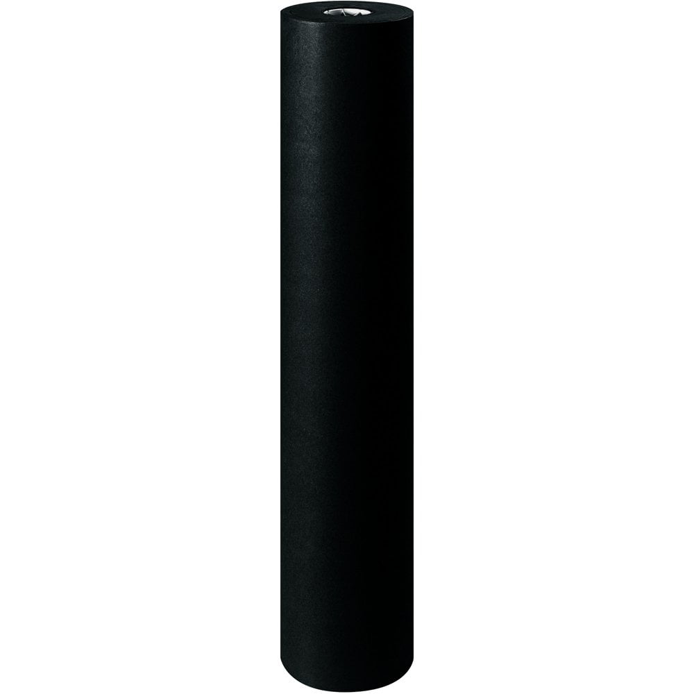 Black Colored Paper, " x 720', 50 Lb. (1 Roll) Paper for Art & Crafts ...
