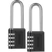 Combination Locks, AMIR Long Shackle 4 Digit Code Resettable ...