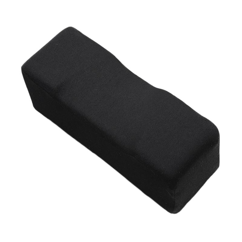 Black Comfy Arm Rest Pillow Memory Foam Chair Armrest Pad Thick Elbow ...