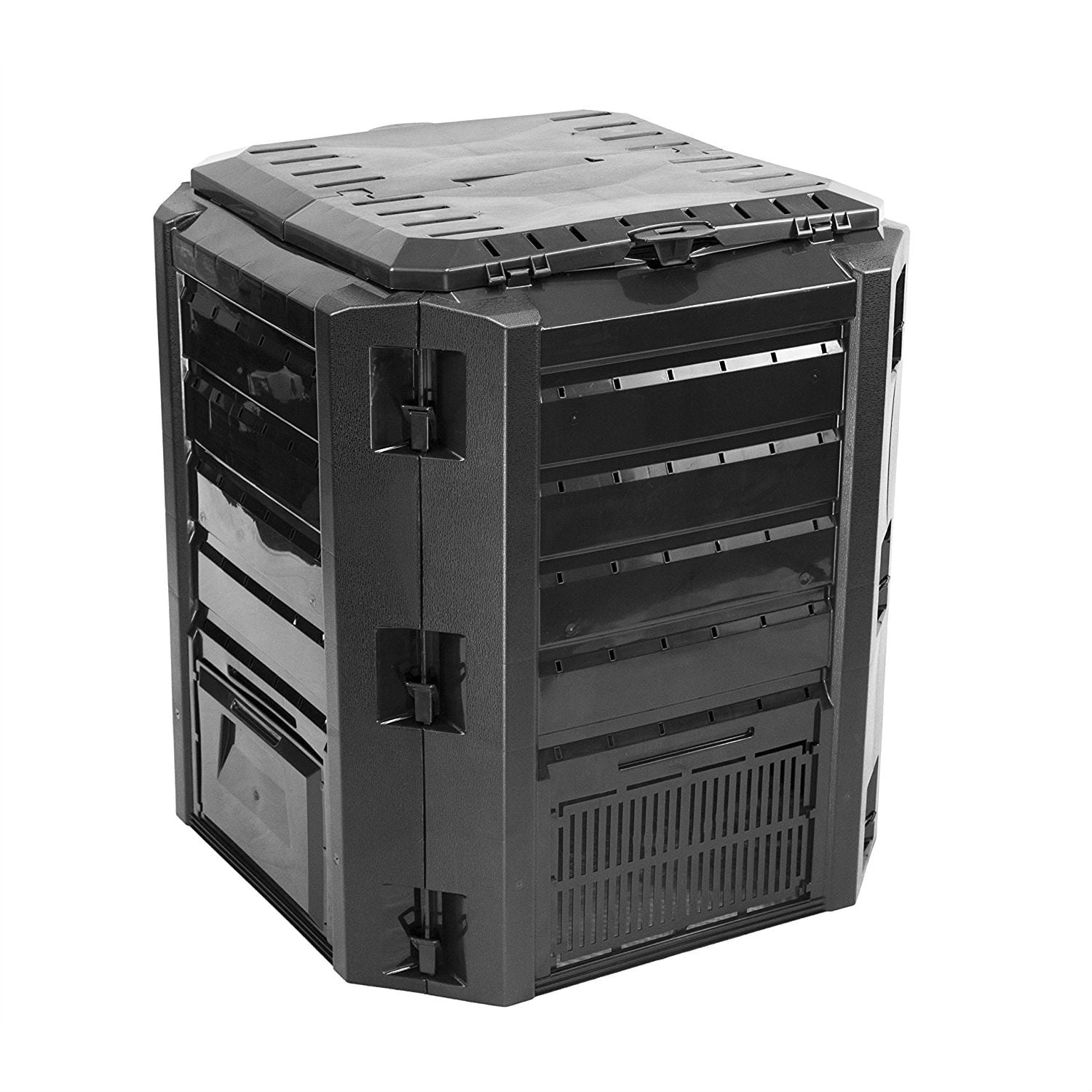 Black Composter 100-Gallon Compost Bin for Home Composting - Walmart.com