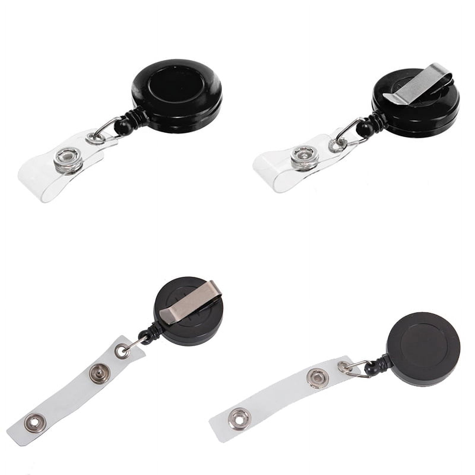 Black Concave Retractable Easy-Pull Buckle Round Easy-Pull Badge ...