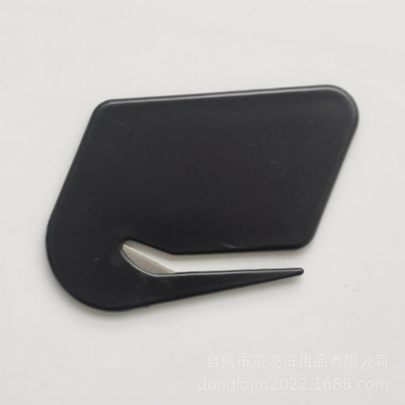 Black Concealed Blade Envelope Opener Tool For Mail Letters Safe Paper ...