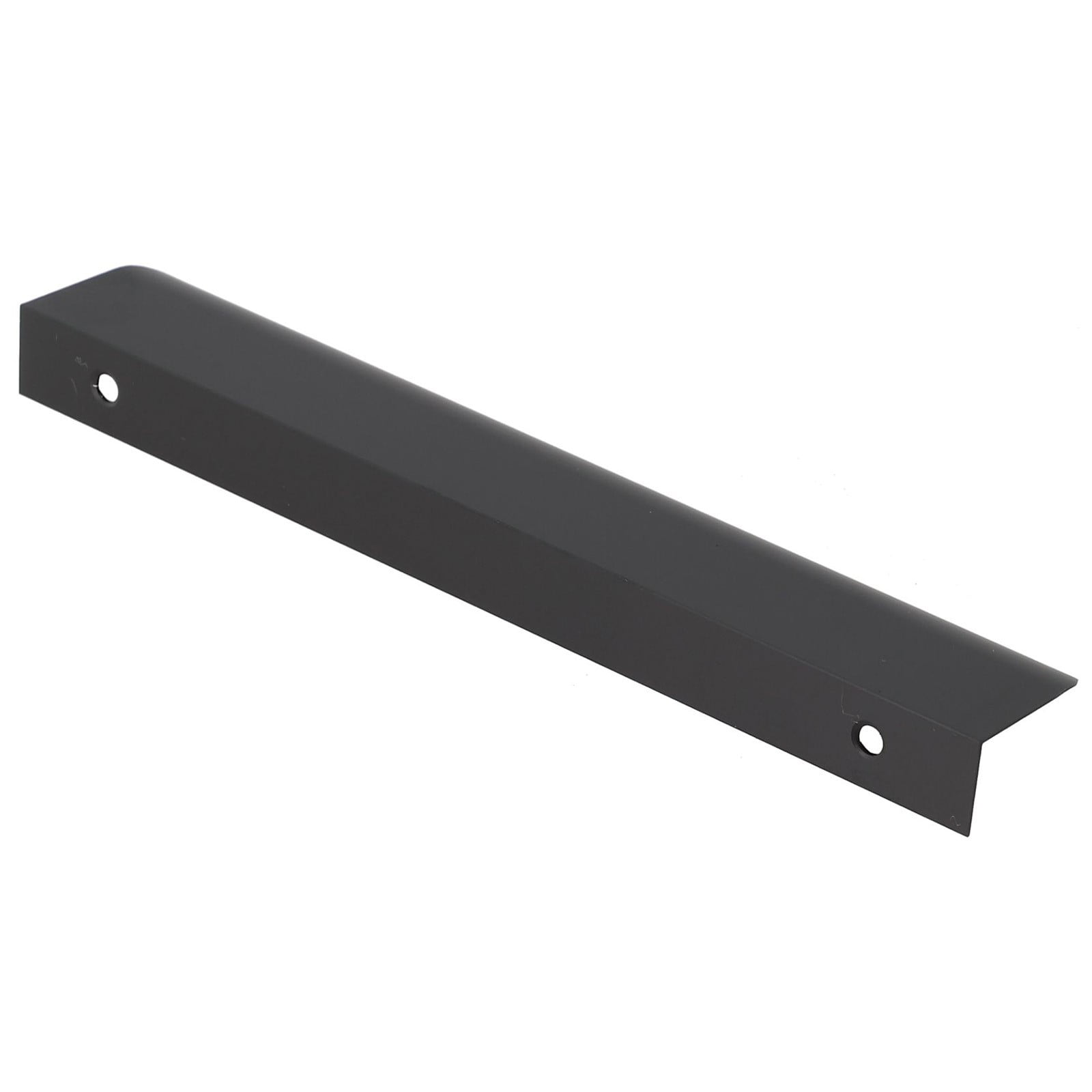 Black Concealed Finger Edge Pull Handles for Kitchen Cabinets and ...