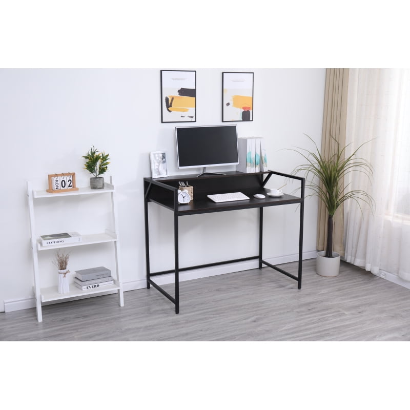 Black Console Table Narrow Modern Entryway Table Small Behind Couch ...