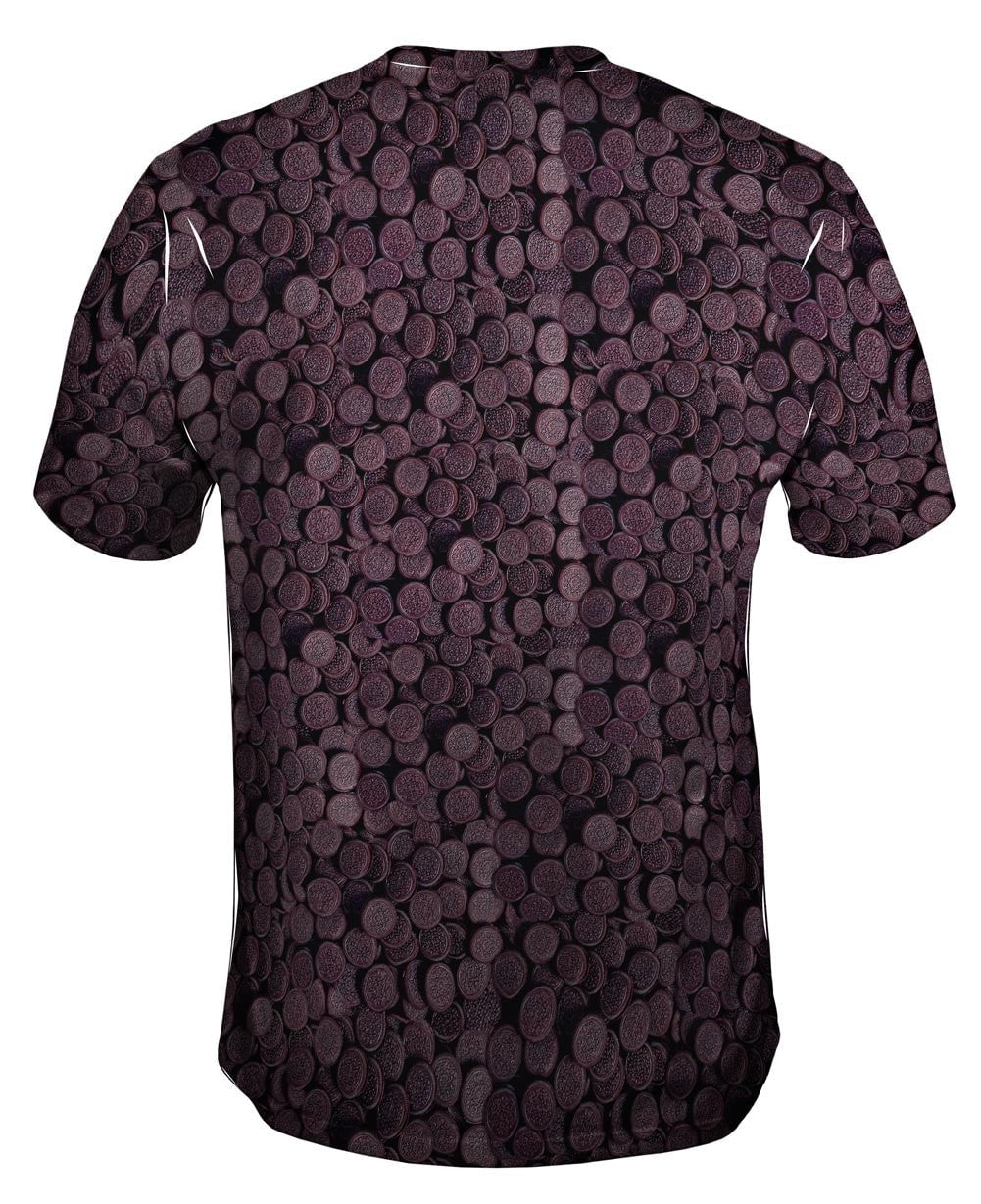 Black Cookies Fun Mens T-Shirt All Over Print - Walmart.com