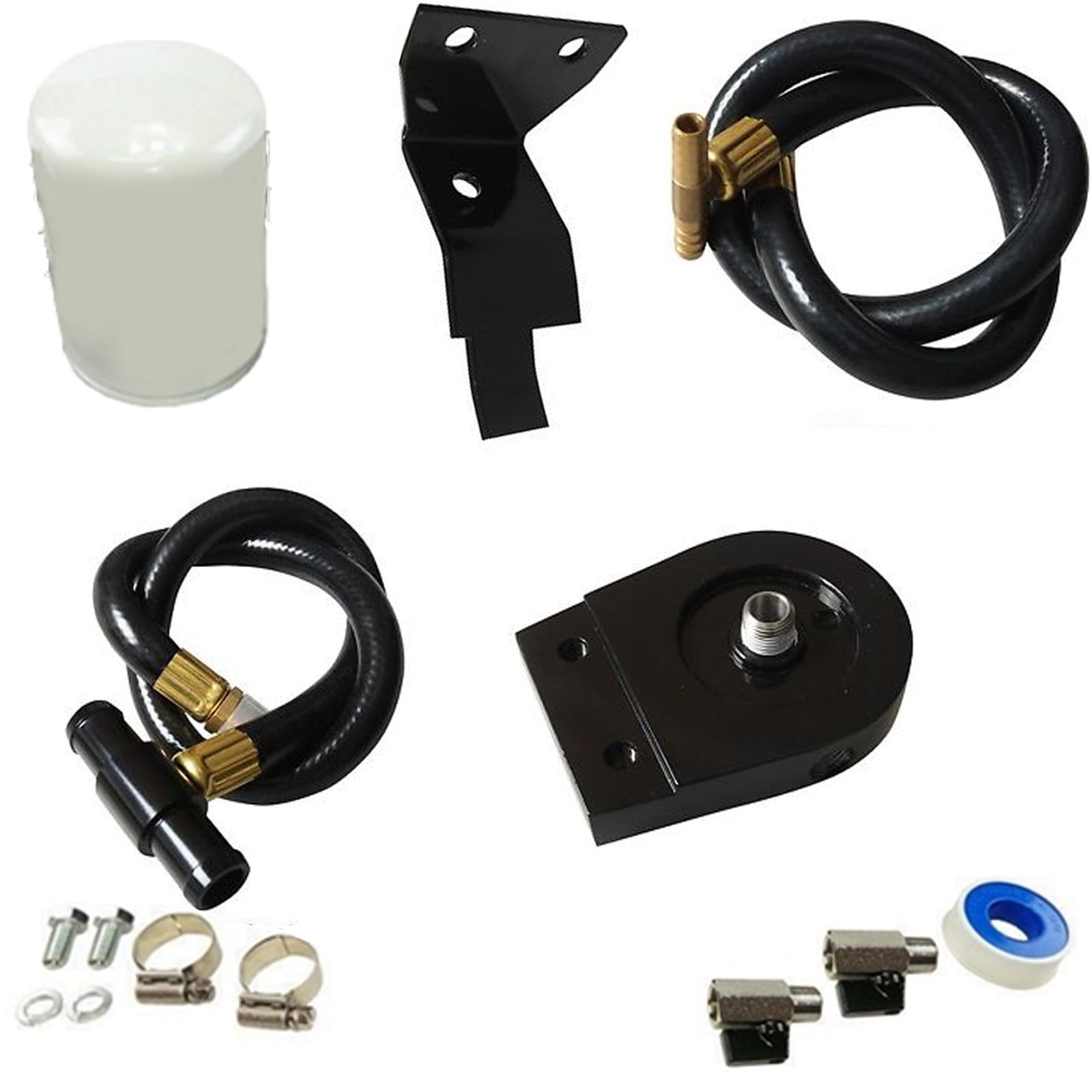 Black Coolant Filtration Kit - Ford 6.0L Powerstroke 2003-2010 ...