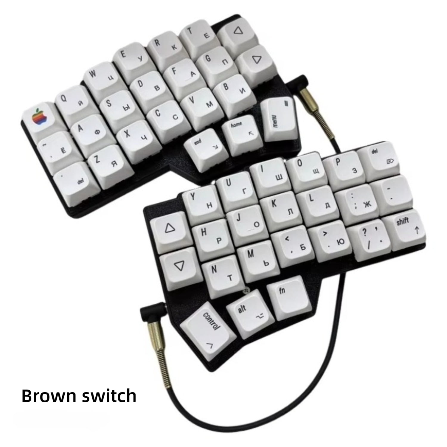 Black Corne V4.1 Split Keyboard Ergonomics Hot-swappable MX Mechanical ...
