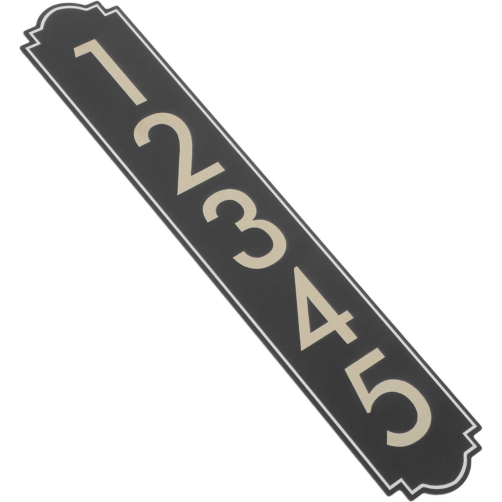 Black Corner Code Address Sign Digital Signage Office - Walmart.com