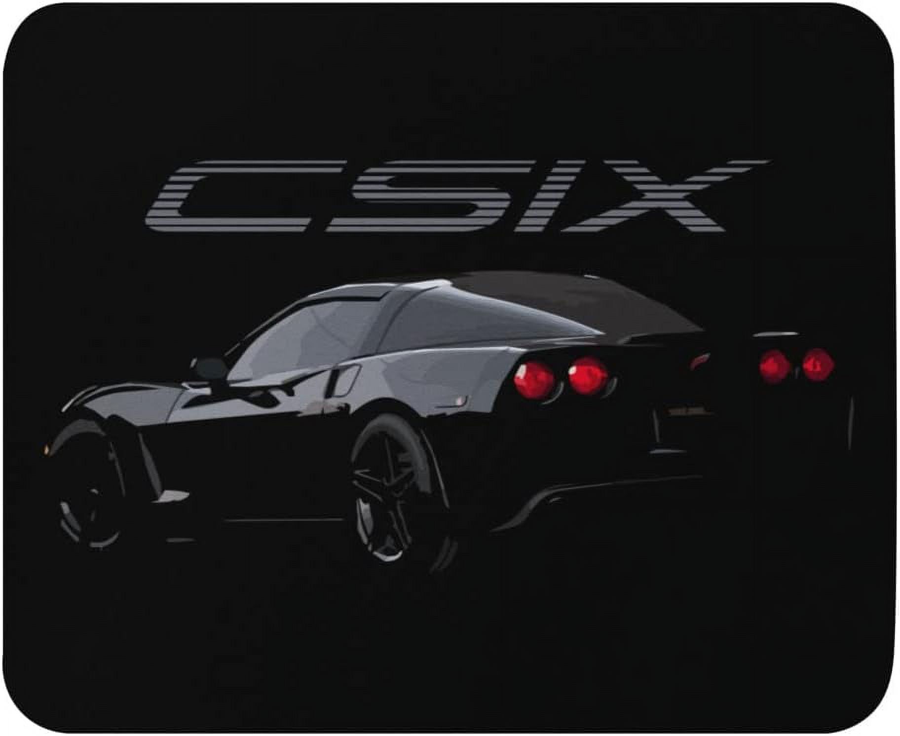 Black Corvette C6 Sixth Generation Vette Mouse pad - Walmart.com