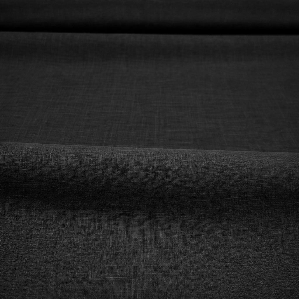 FabricLA Black Cotton Lawn Fabric | 60” inches Wide | 2 Yards Length ...