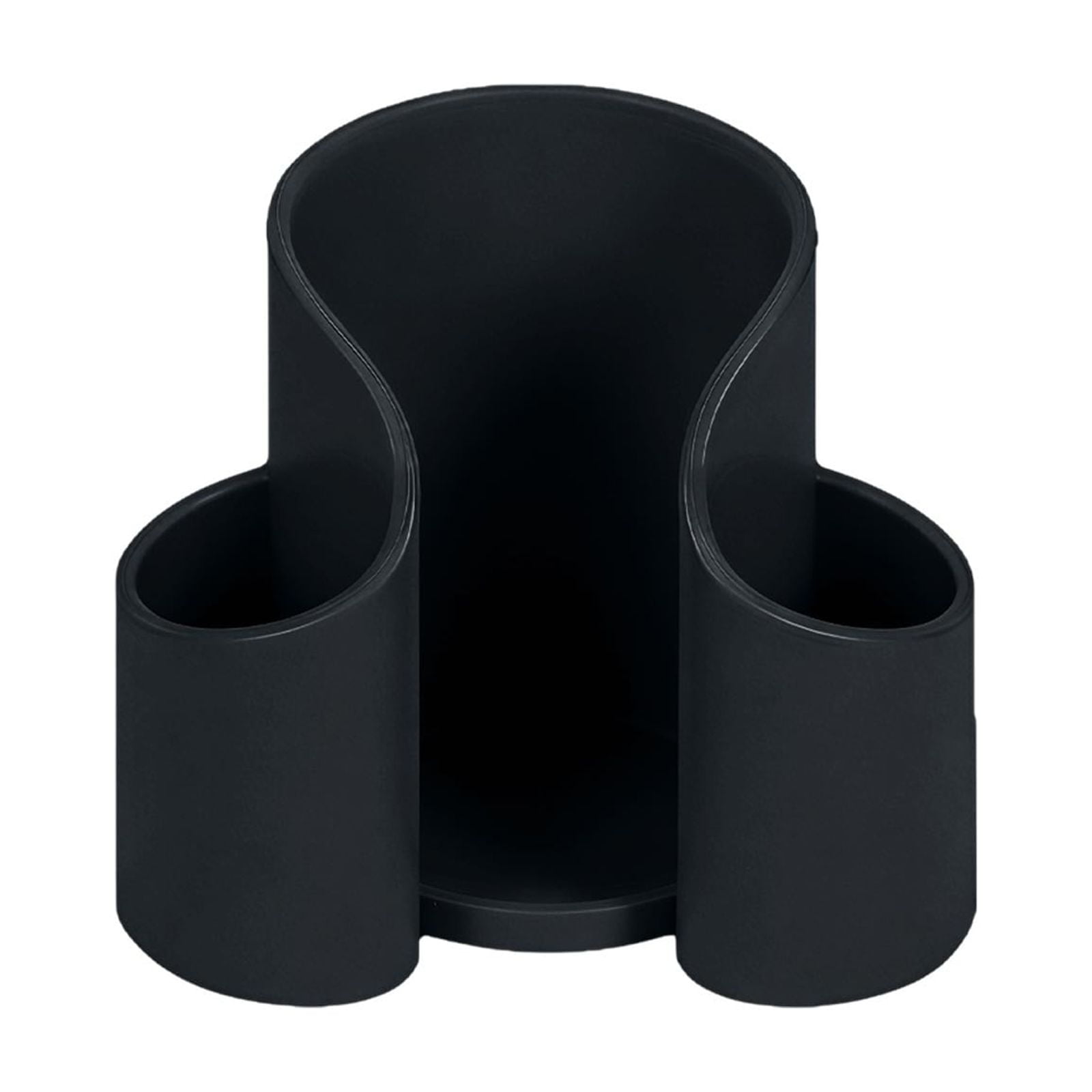 Black Cotton Pad Storage Box With U-Shaped Slot, Transparent Plastic ...