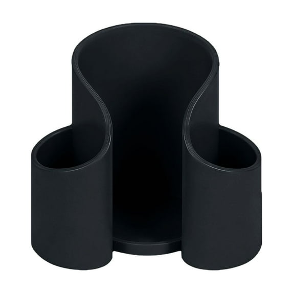 Black Cotton Pad Storage Box With U-Shaped Slot, Transparent Plastic ...