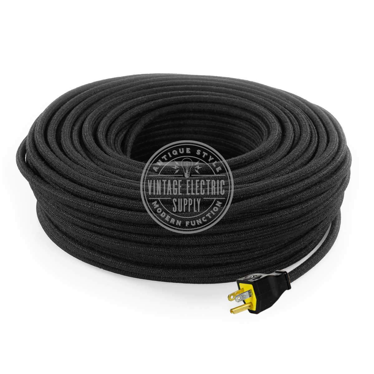 Black Cotton Re-Wire Kit with Ground - Walmart.com