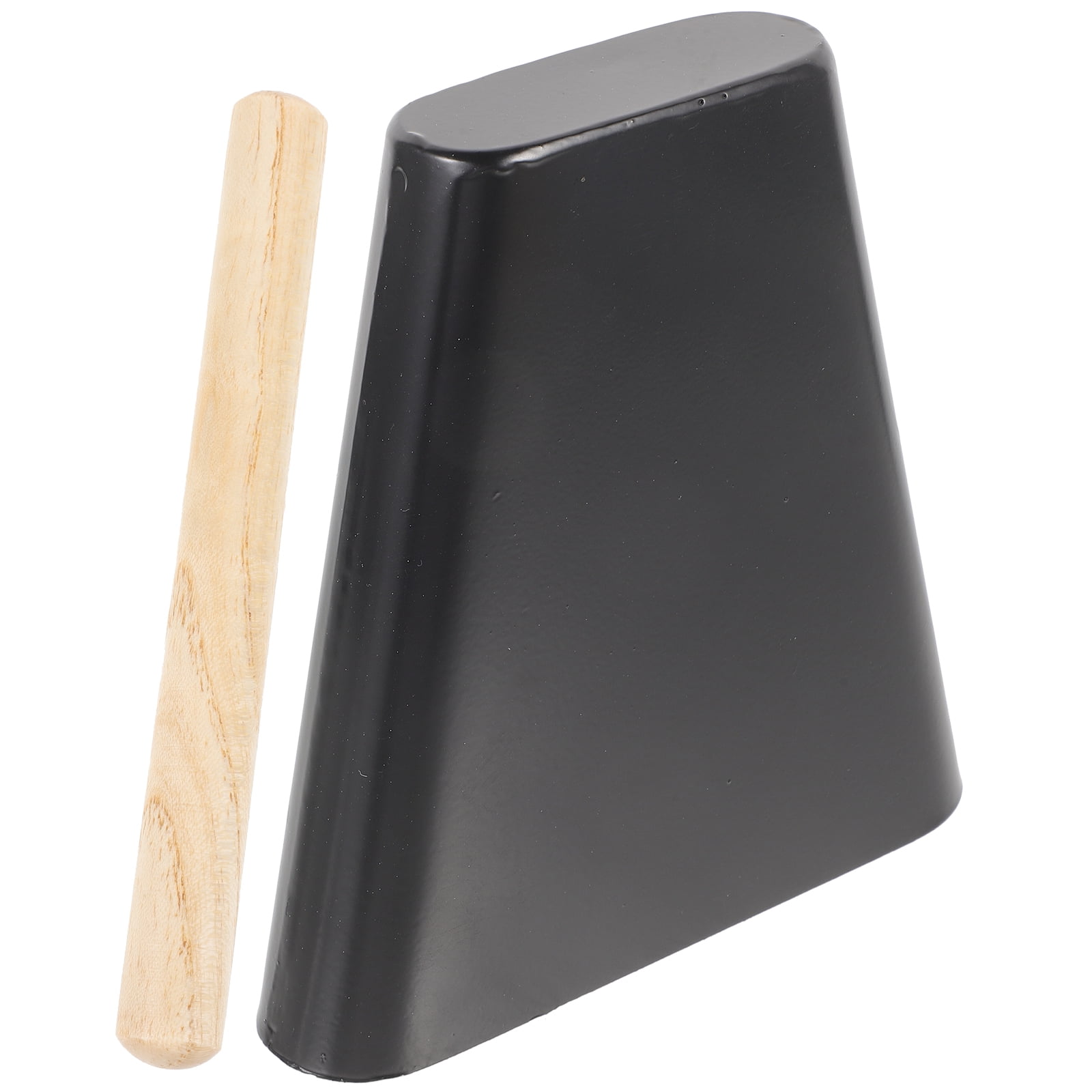 Black Cow Bell with Loud Call Bells Drum Kit Accessory for Kids Adults ...