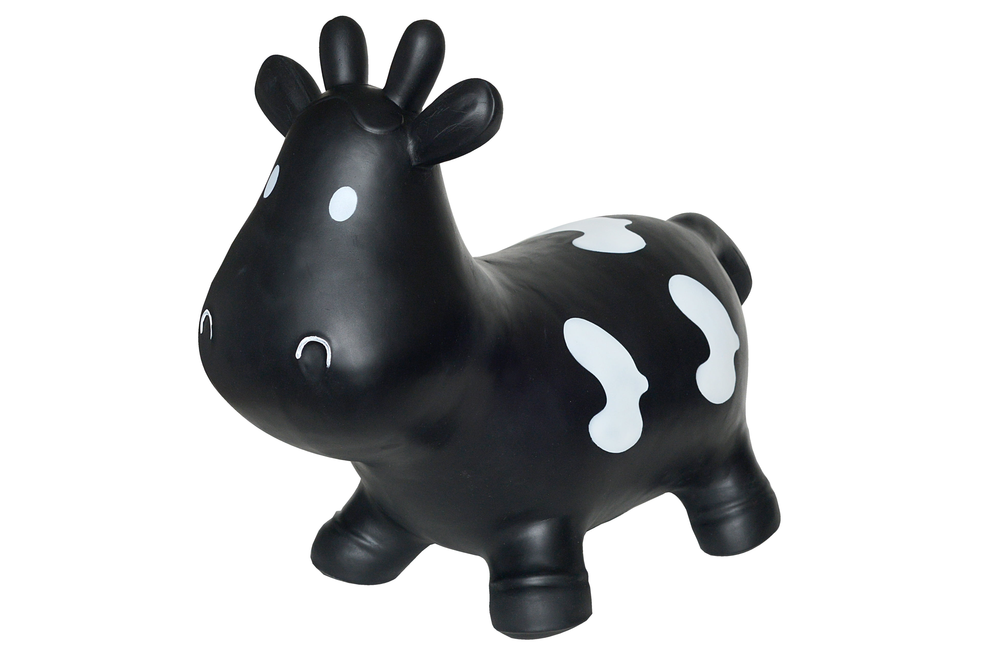 Black Cow Bounce & Ride-on Inflatable Hopper Toy with Pump - Walmart.com