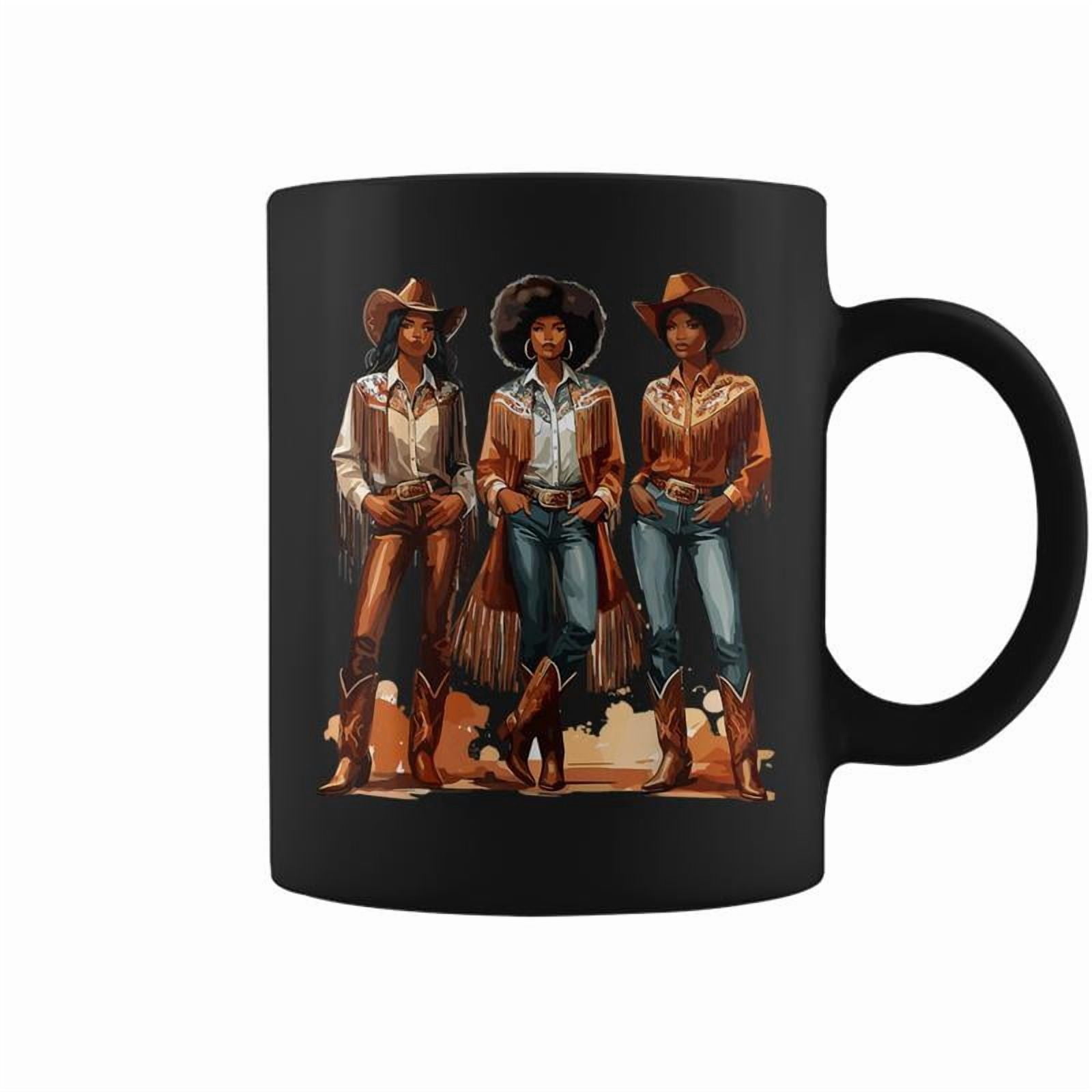 Black Cowgirl Rodeo Melanin Coffee Mug - Walmart.com