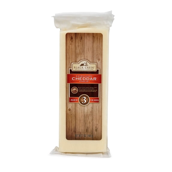 Black Creek® 3 Year Ultra Sharp Cheddar Cheese 7 oz Square - Walmart.com