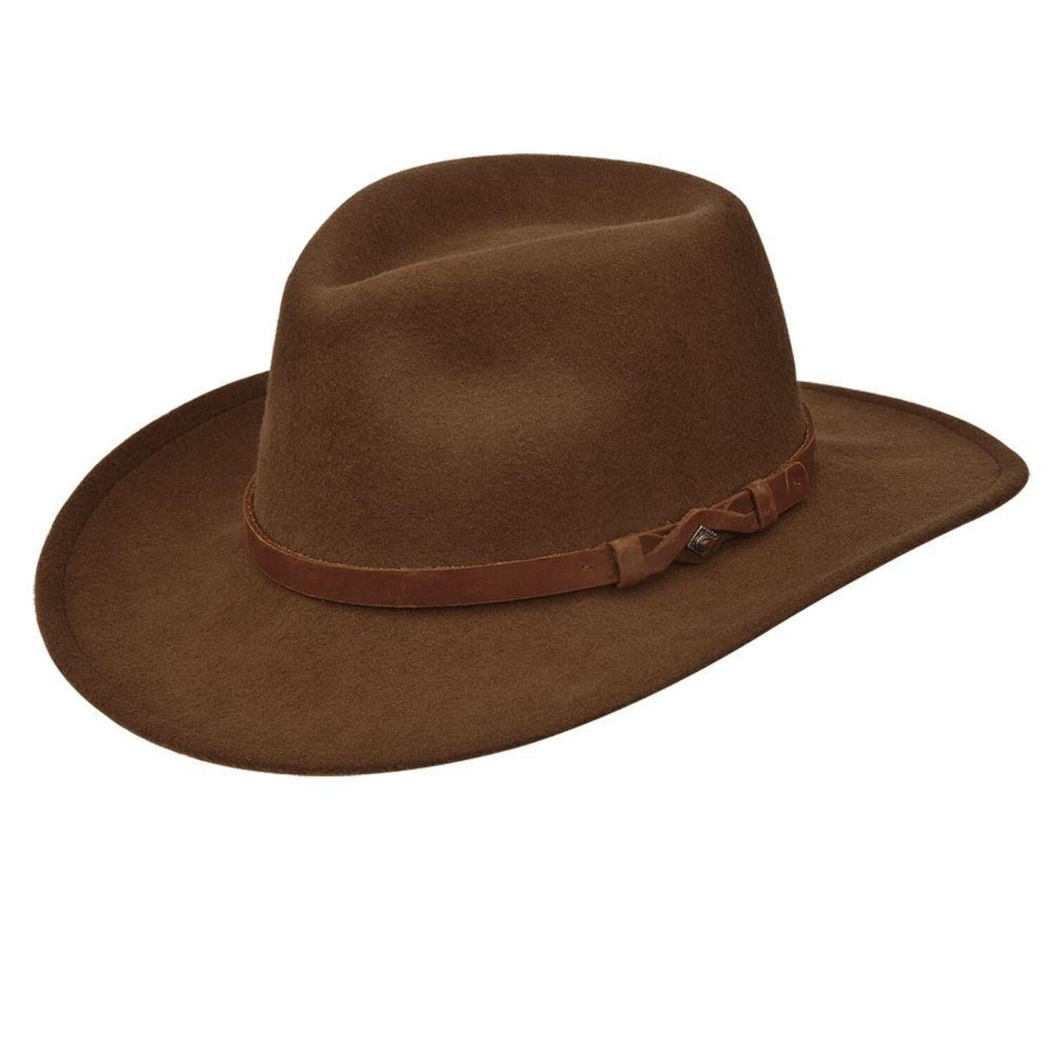 Black Creek Men's Crushable Felt Western Fashion Hat Pecan - Walmart.com Black Creek Men's Crushable Felt Western Fashion Hat Pecan - Walmart.com