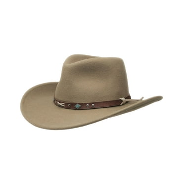 Silverado Men's Rattler Crushable Felt Western Fashion Hat Black ...