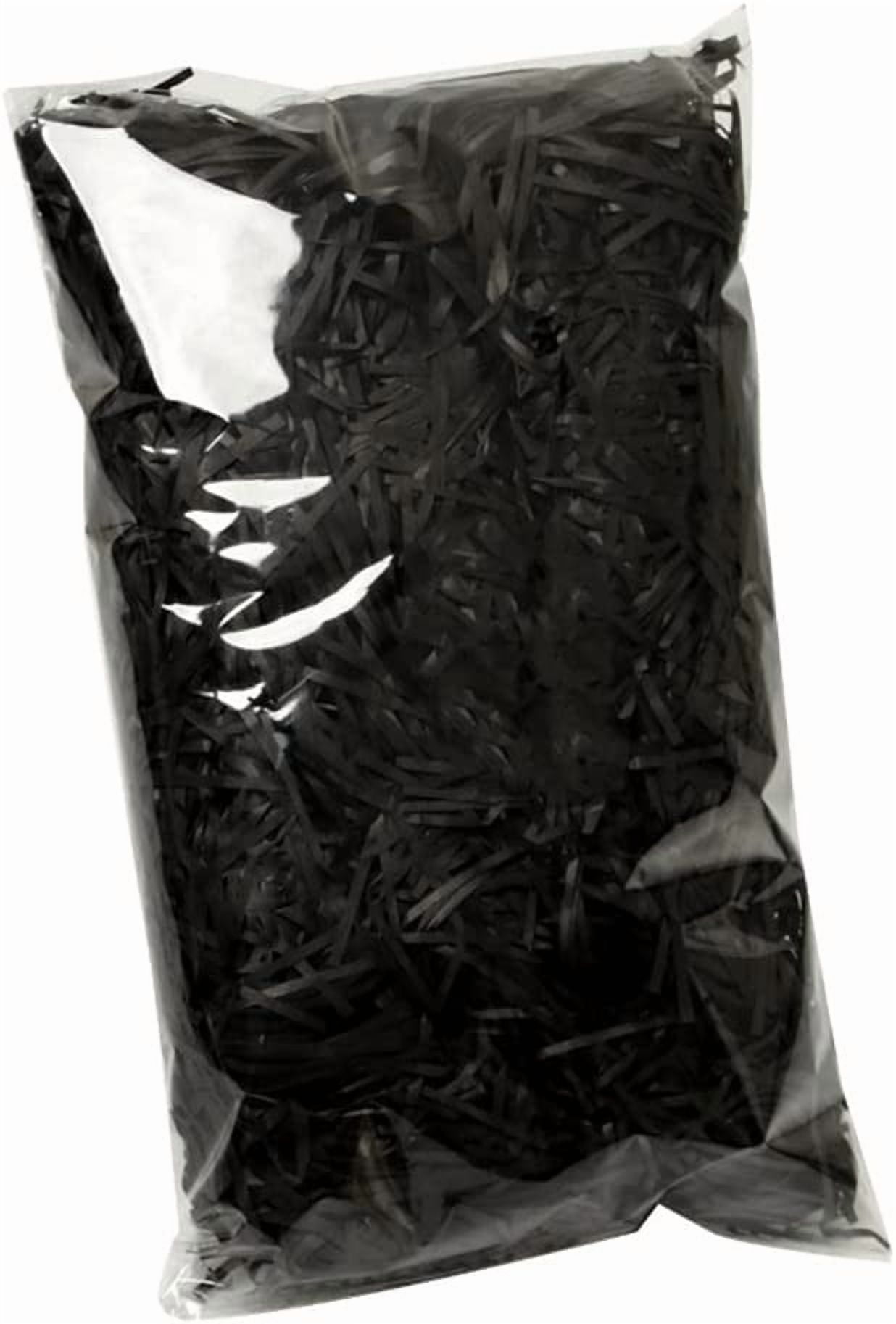 Black Crinkle Cut Paper Shreds, 100g Shredded Paper for Gift Box ...
