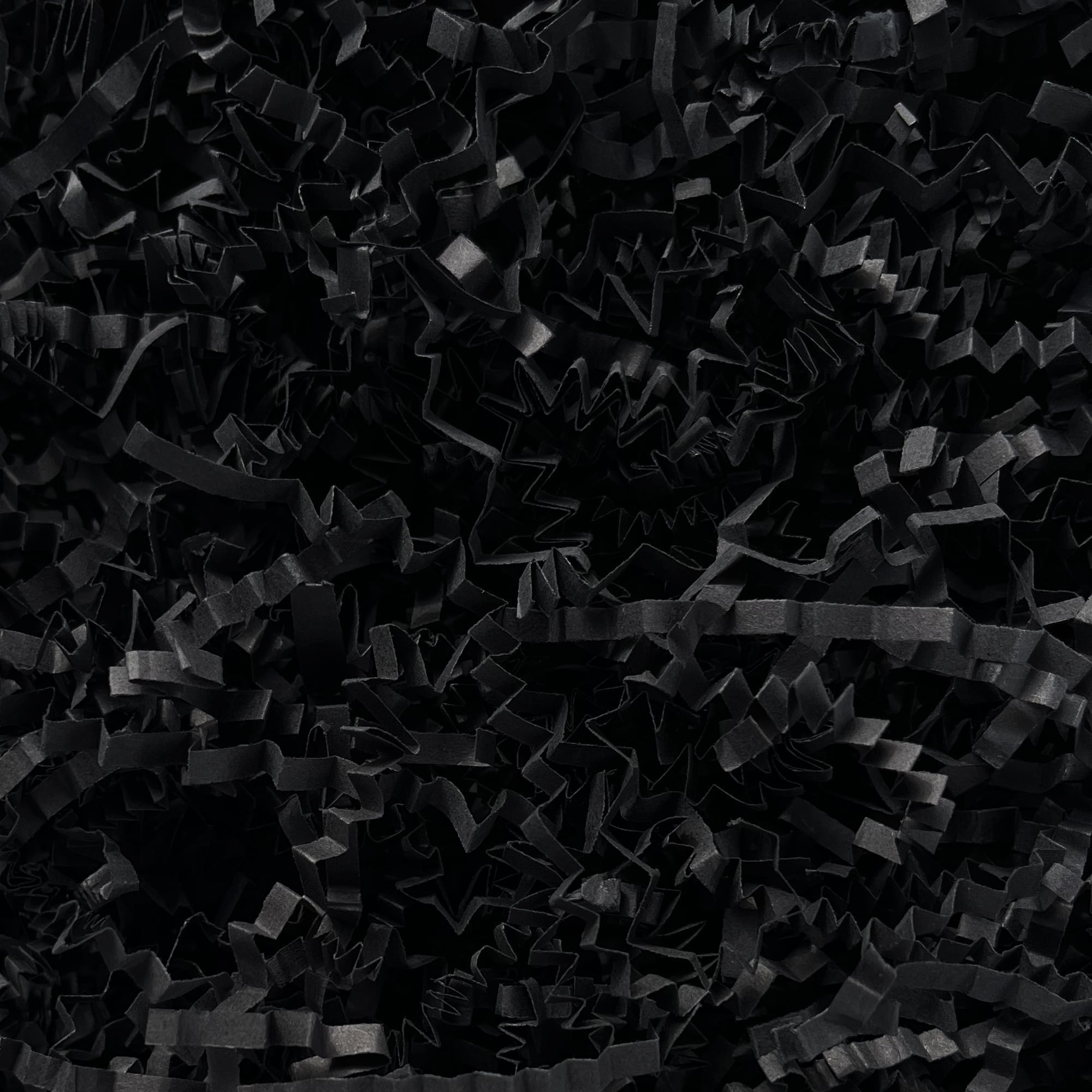 Black Crinkle Paper Filler 2 LB Confetti Paper for Gift Wrapping ...